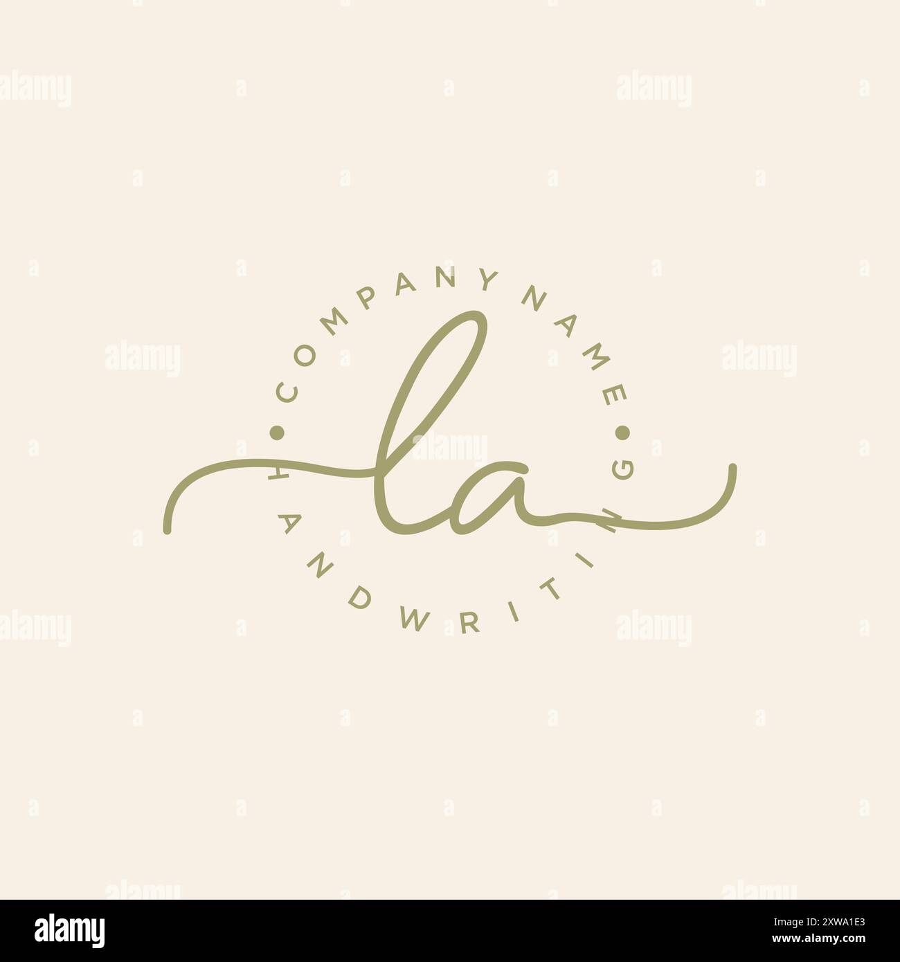 La initial Stock Vector Images - Alamy