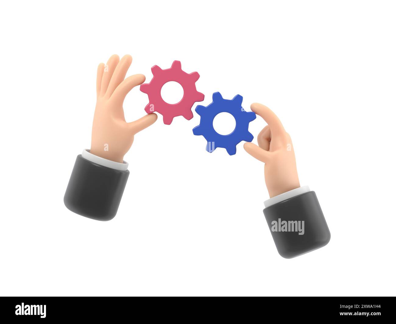 Data cartoon hi-res stock photography and images - Alamy