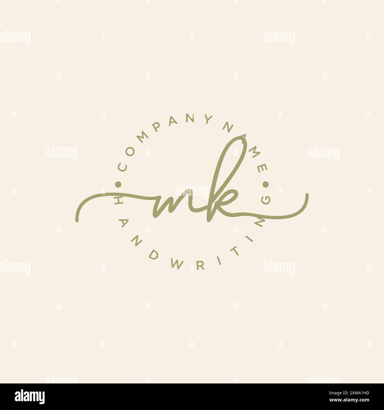 Mk initial Stock Vector Images - Alamy