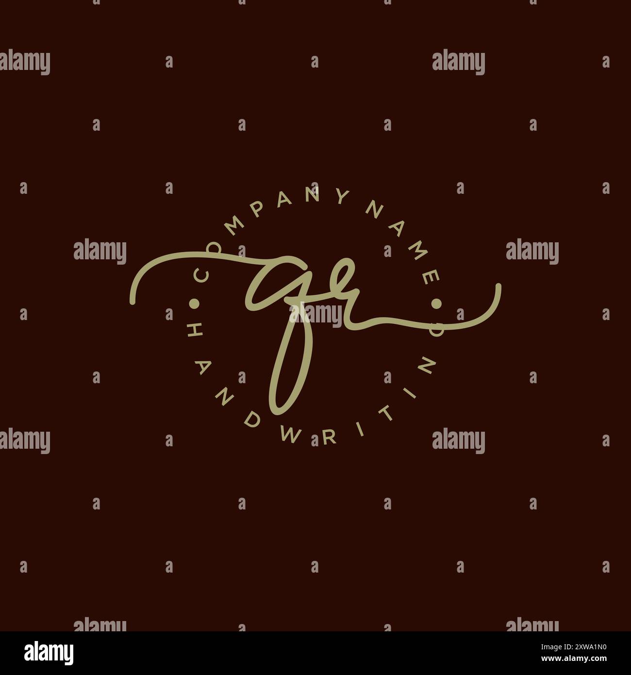 Initial qr hi-res stock photography and images - Alamy