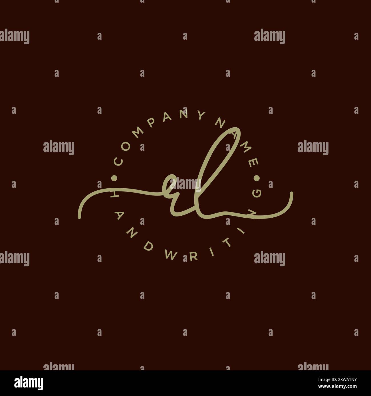 Rl font Stock Vector Images - Alamy