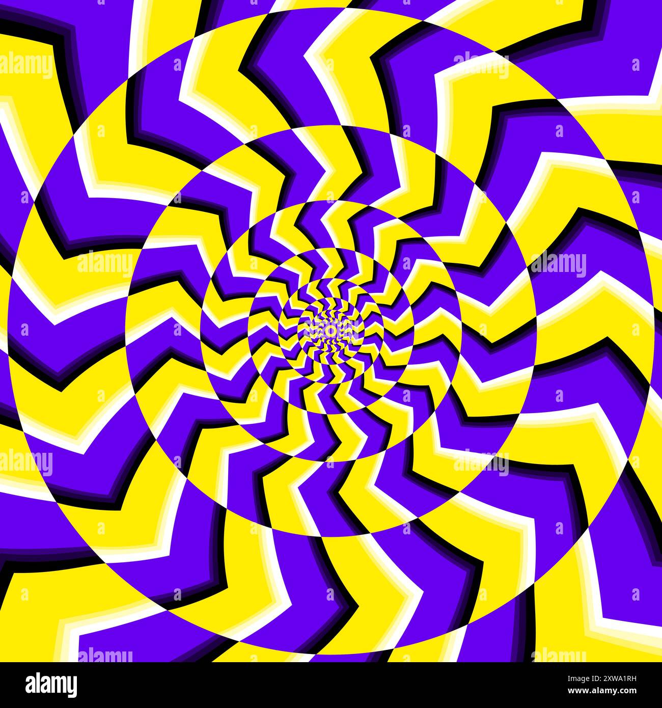 Optical illusion illustration Stock Vector Images - Alamy