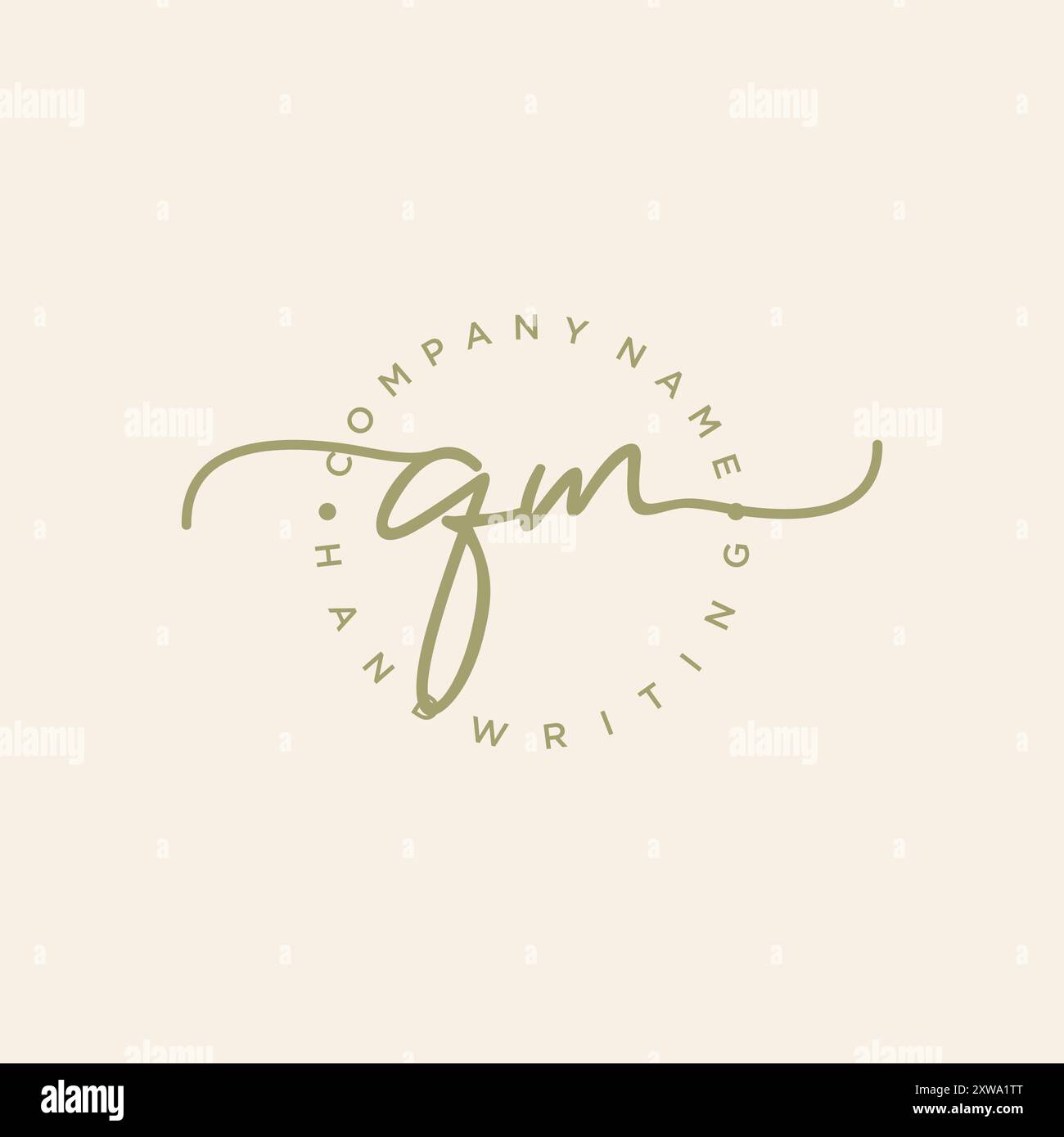 Qm initial Stock Vector Images - Alamy