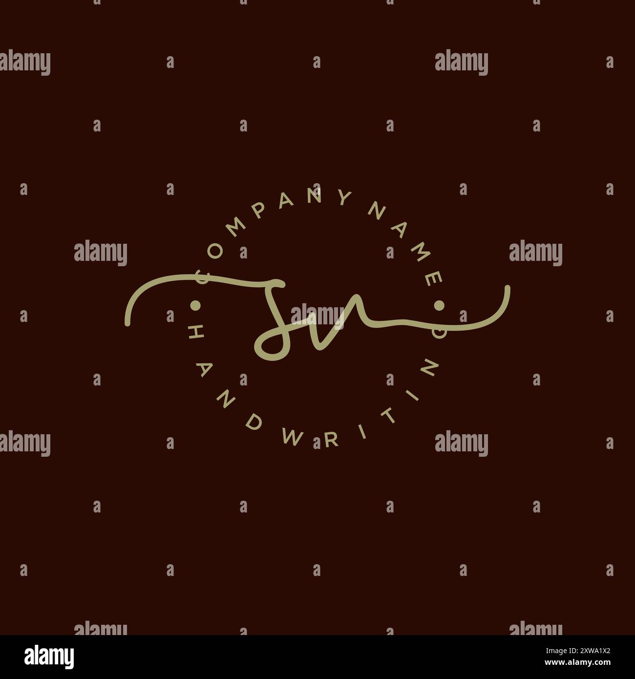 Initial sv logo hi-res stock photography and images - Alamy
