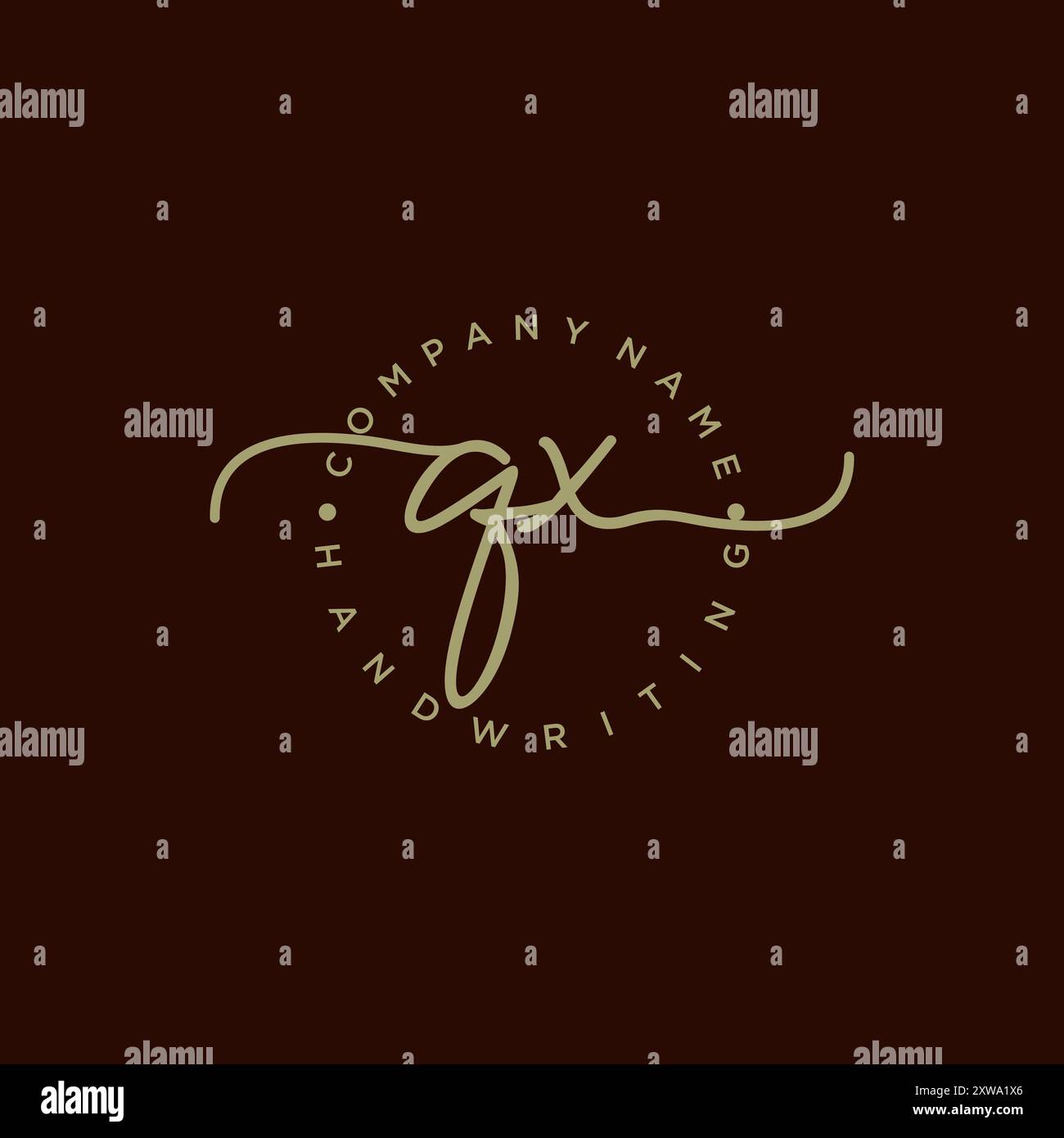 Qx font Stock Vector Images - Alamy