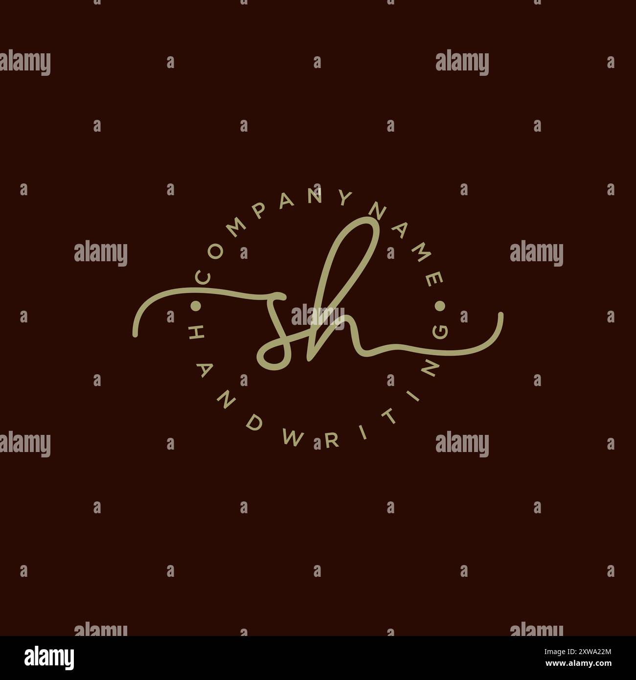 Sh font Stock Vector Images - Alamy
