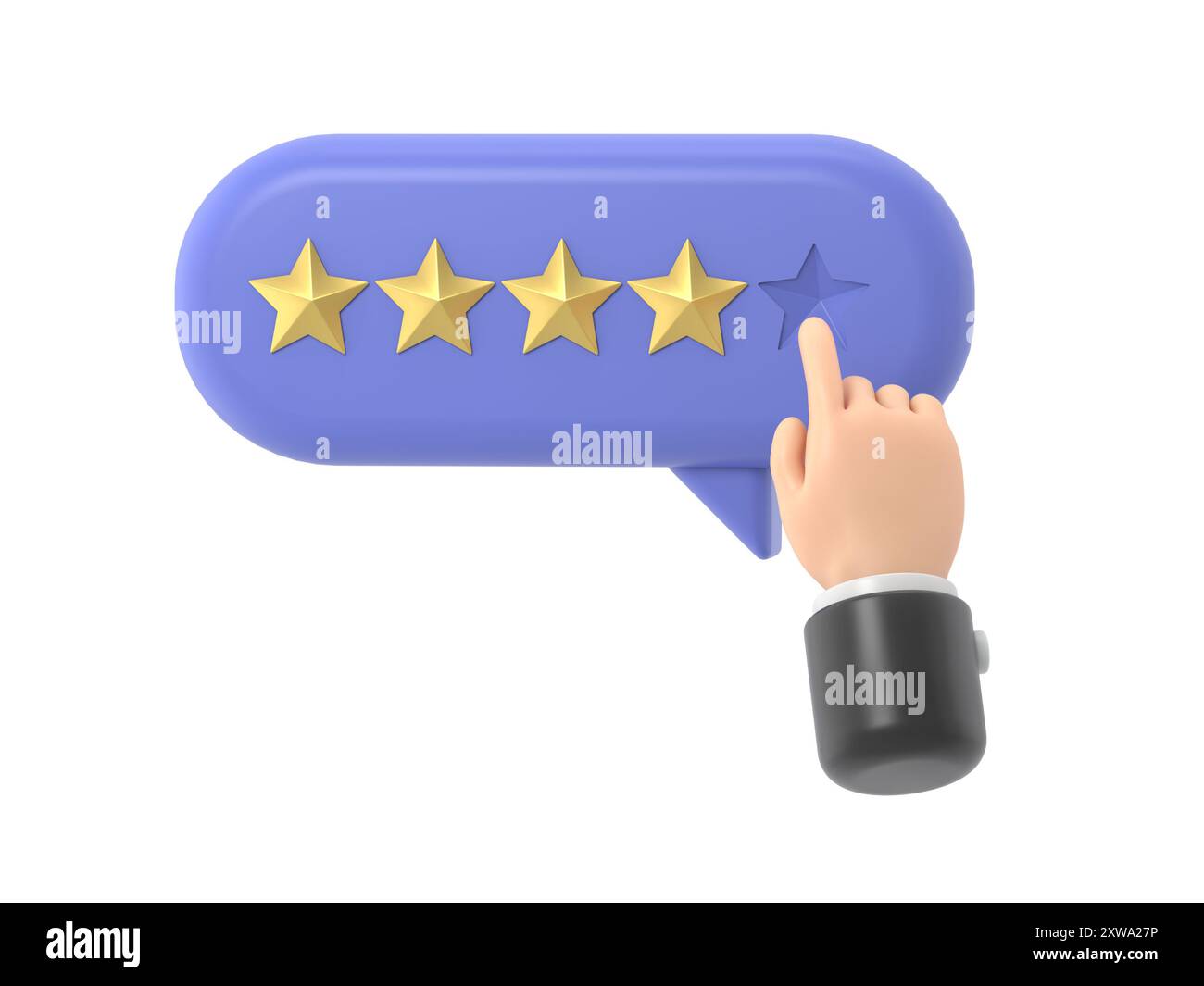 Woman good customer review Cut Out Stock Images & Pictures - Alamy