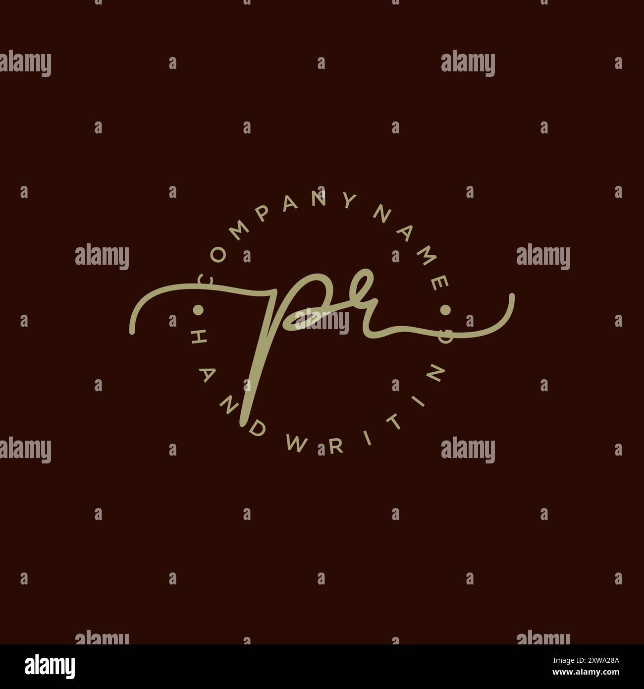 Initial letter pr hi-res stock photography and images - Alamy