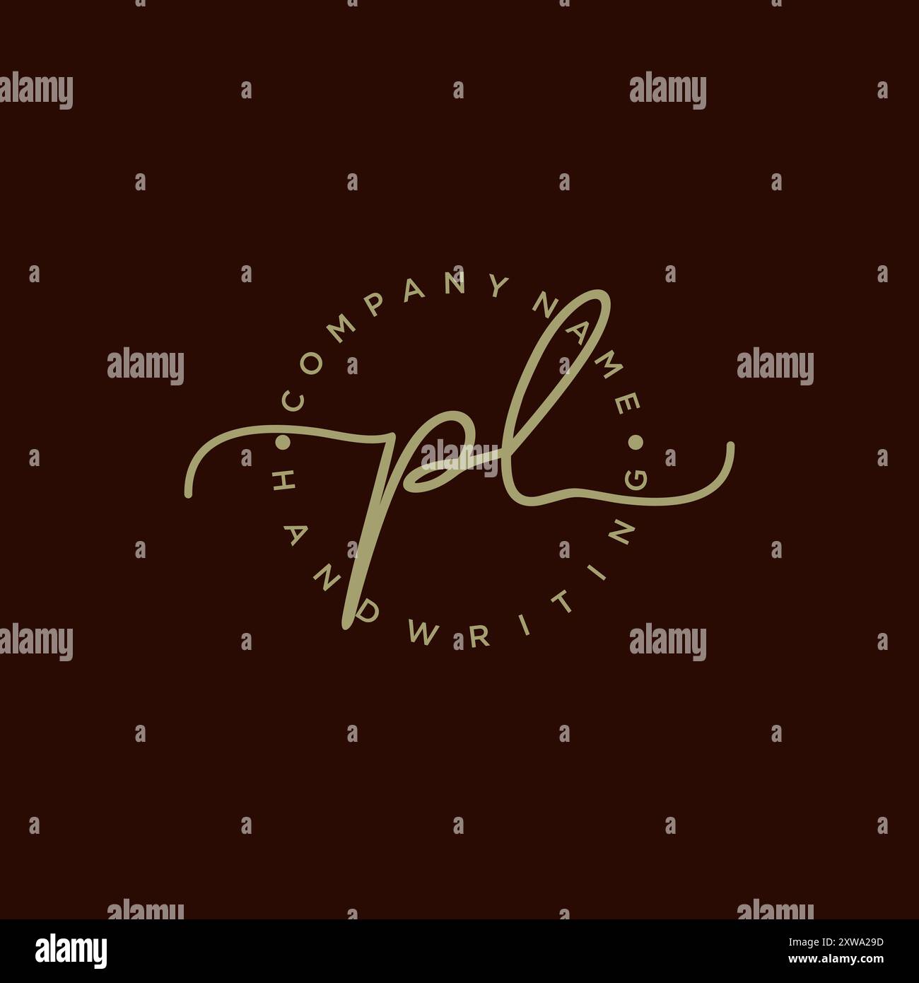 Pl font Stock Vector Images - Alamy