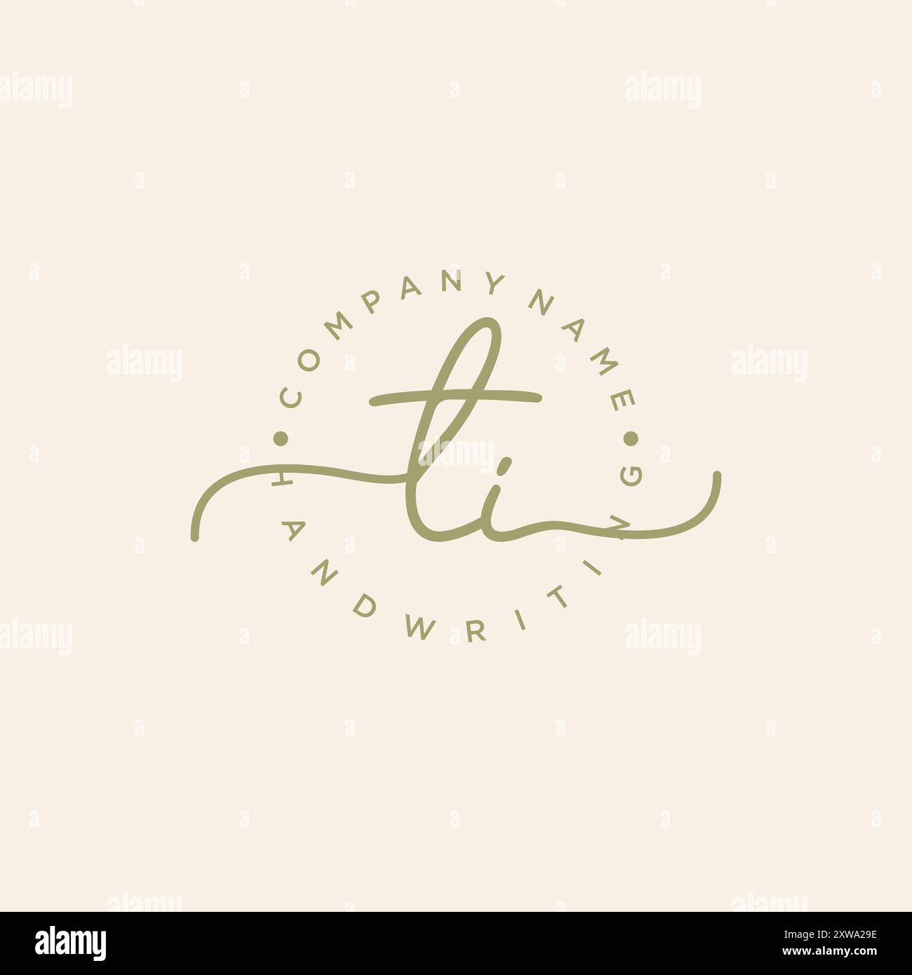 Initial ti logo Stock Vector Images - Alamy