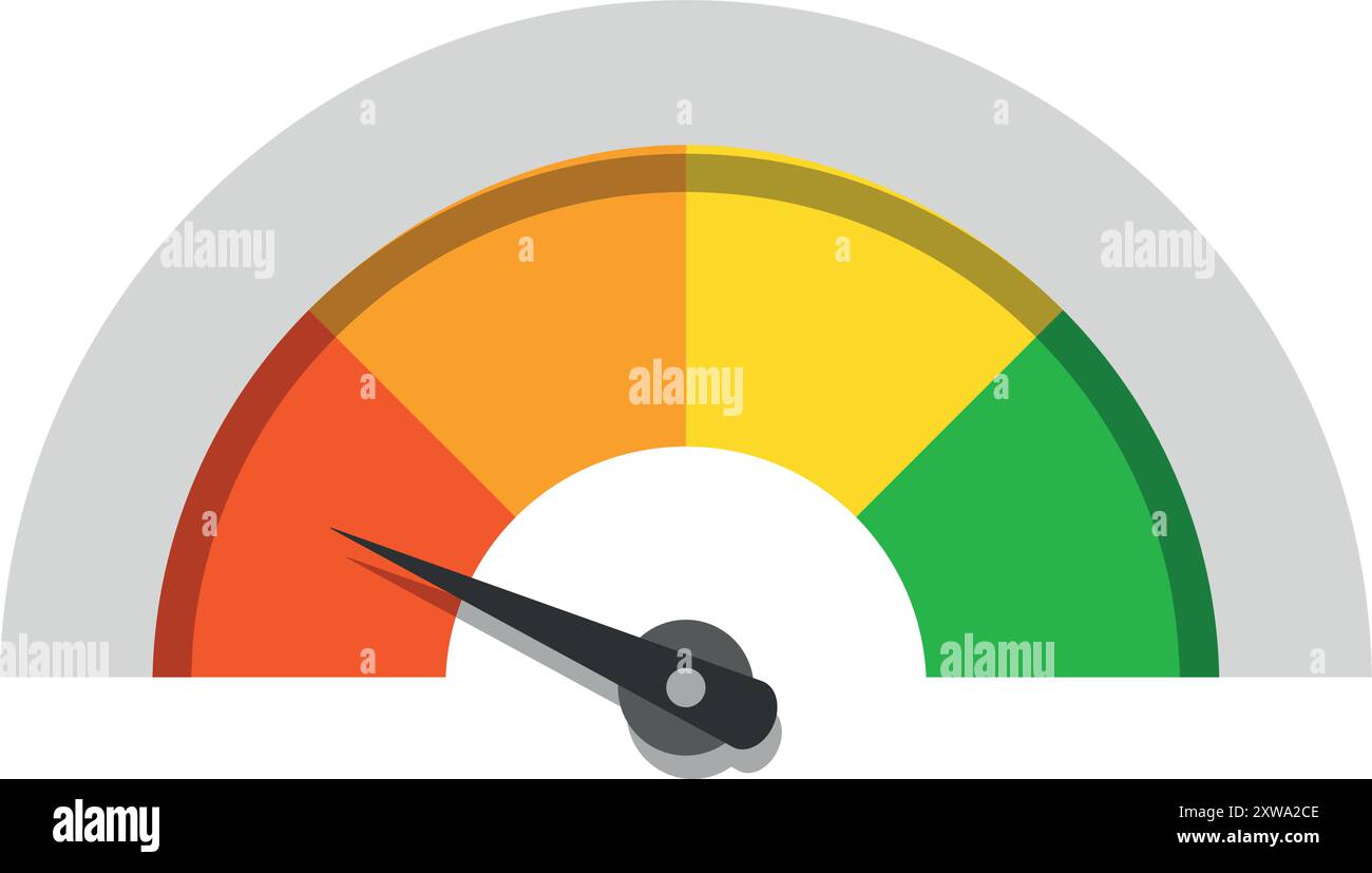 Performance rating meter. Score gauge. Success indicator Stock Vector ...