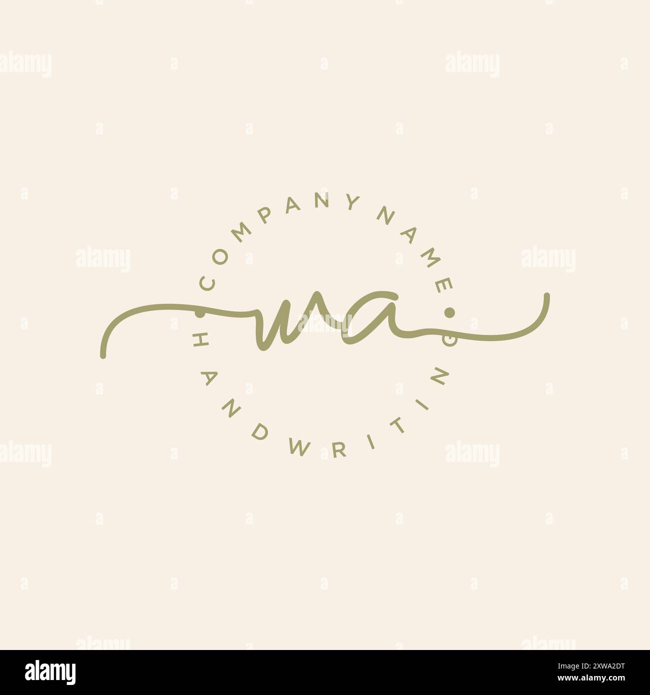 Wa font Stock Vector Images - Alamy