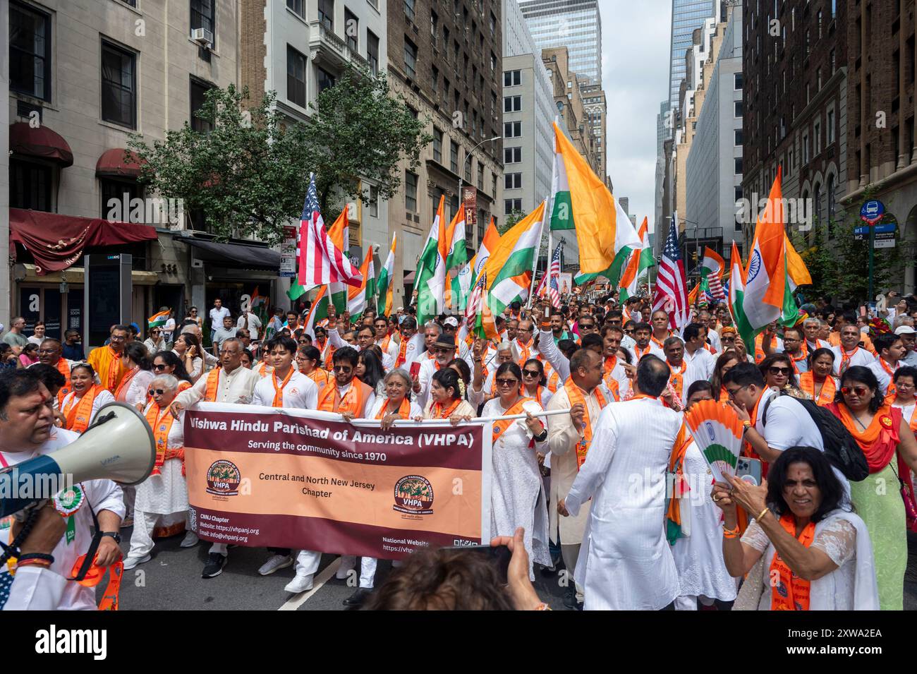 New York, New York, USA. 18th Aug, 2024. (NEW) 42nd Annual India Day ...