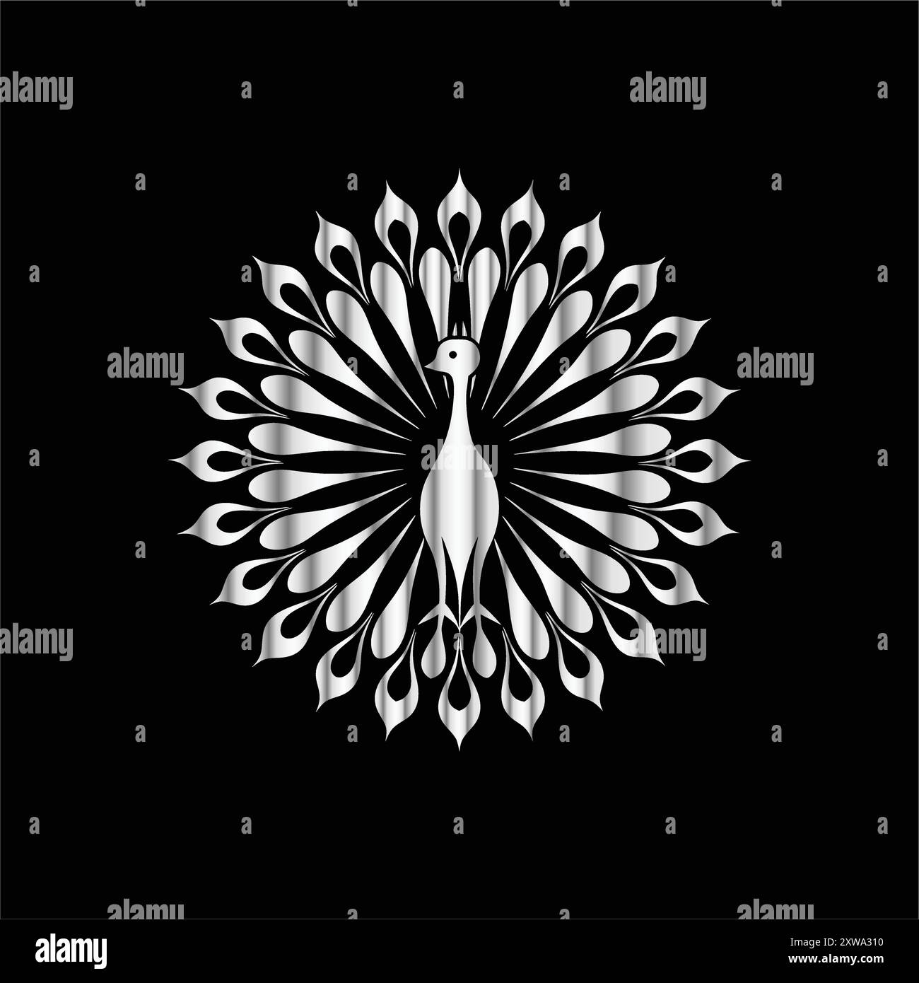 Luxury animal logo Black and White Stock Photos & Images - Alamy