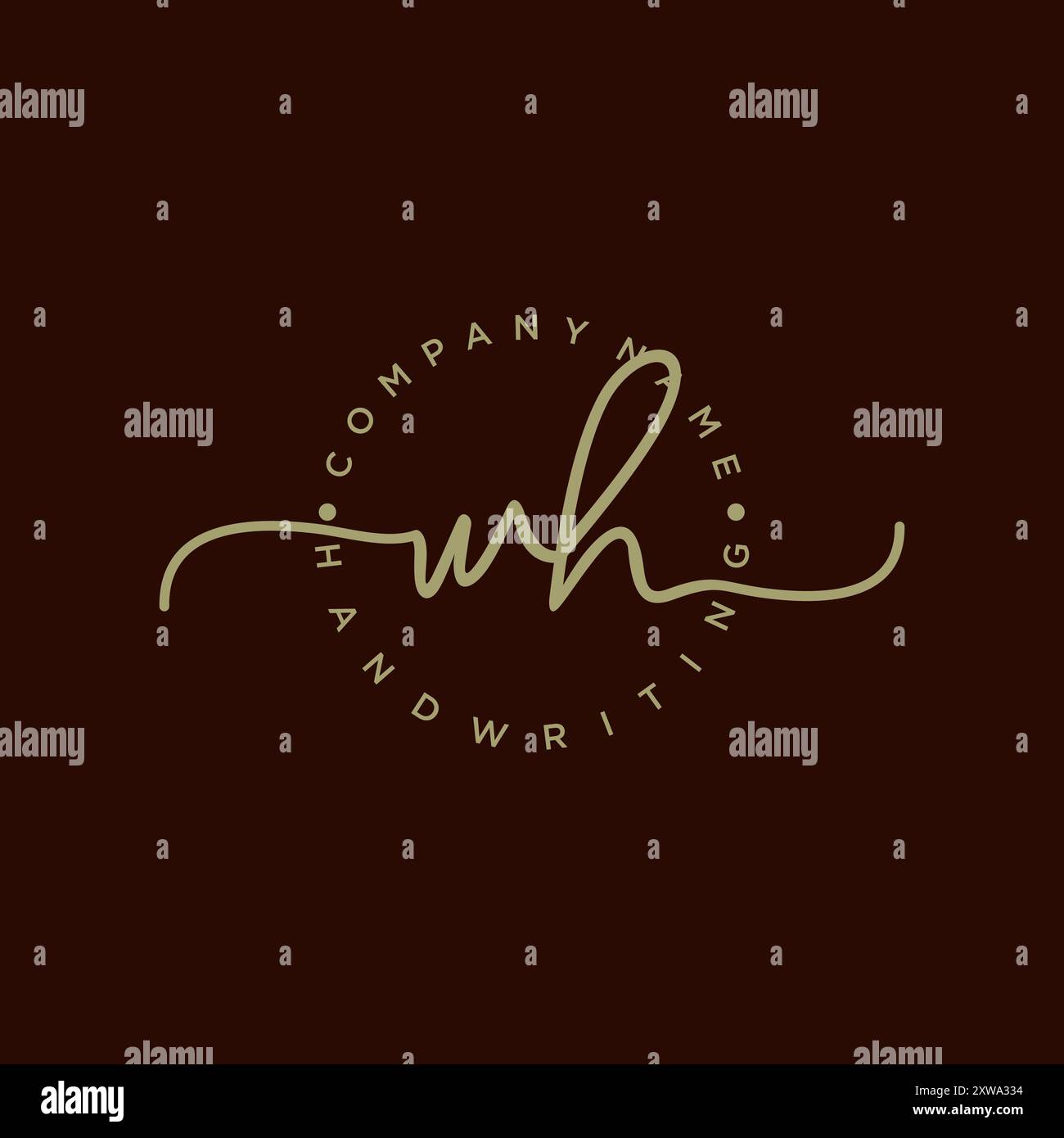 Initial wh logo hi-res stock photography and images - Alamy