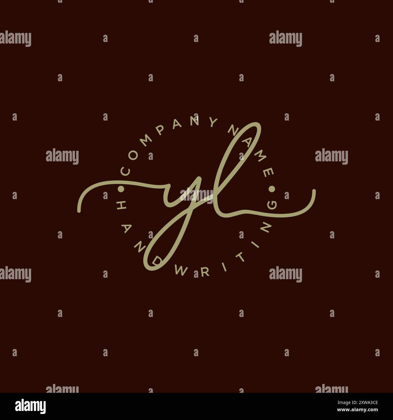Yl font Stock Vector Images - Alamy