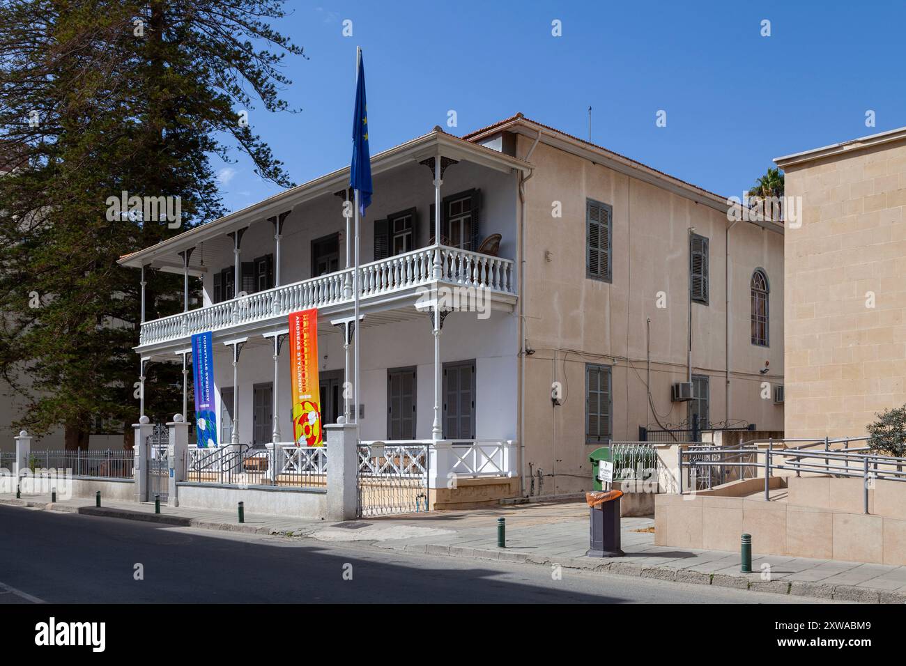 Larnaca, Cyprus - March 03 2024: The Pierides Museum is the nation's ...