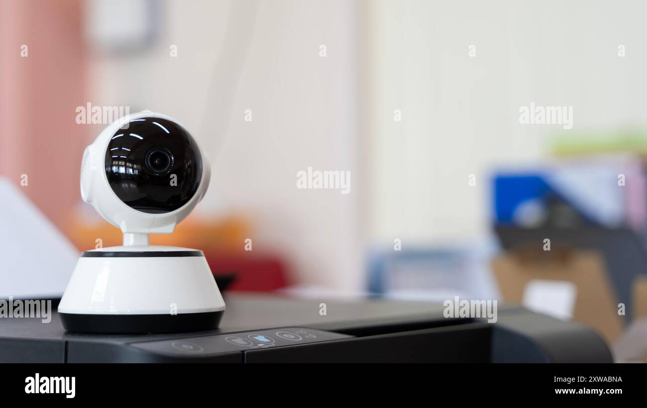 CCTV or surveillance operating in office. CCTV camera surveillance ...