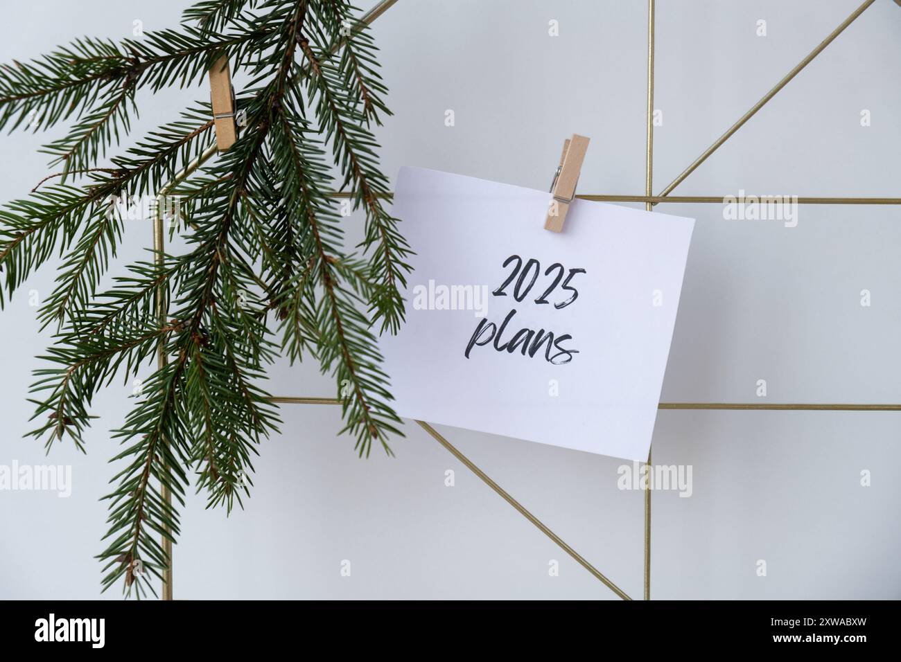 Motivational saying 2025 PLANS. New year goals setting concept ...