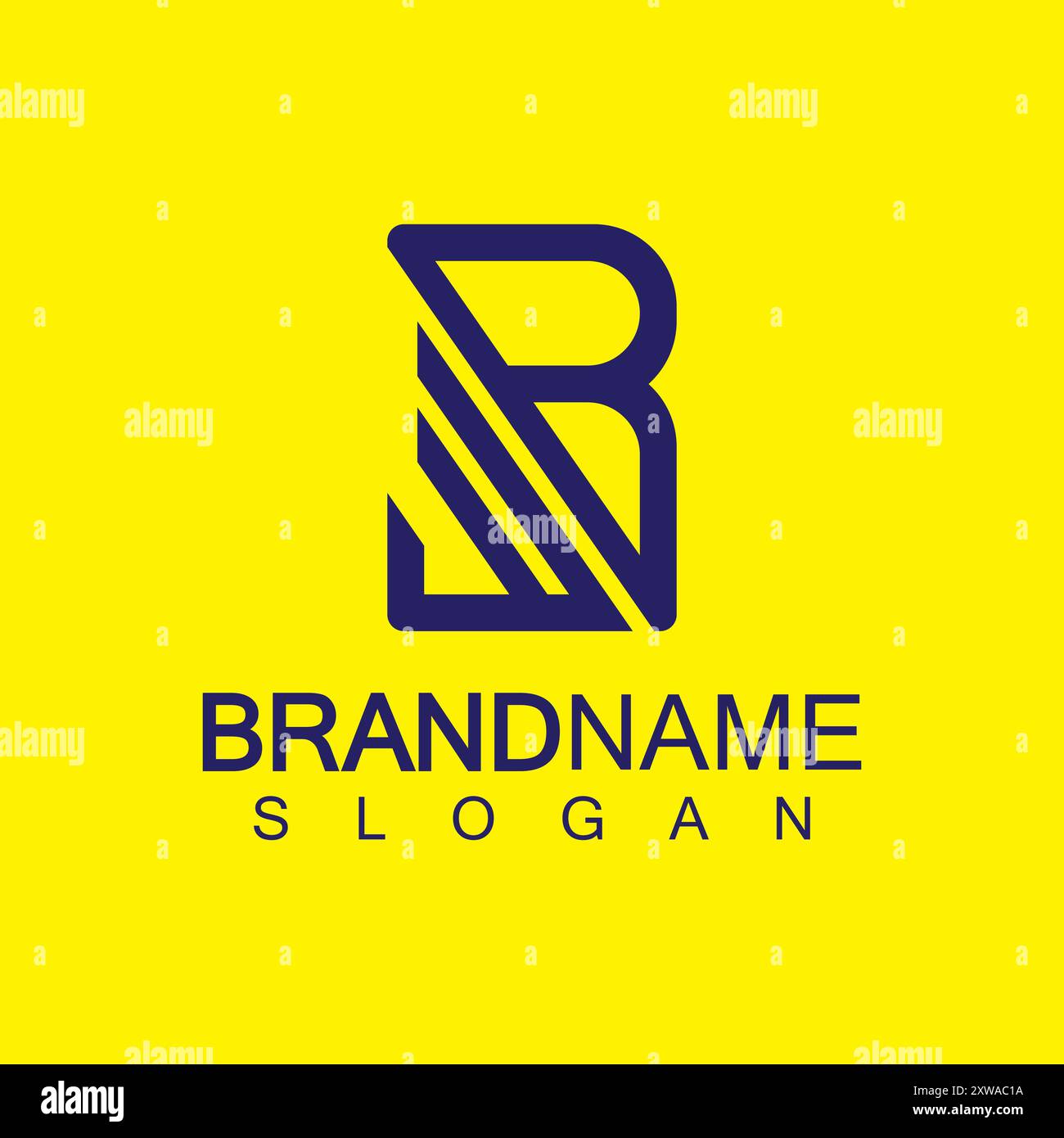 Bw logo design Stock Vector Images - Alamy