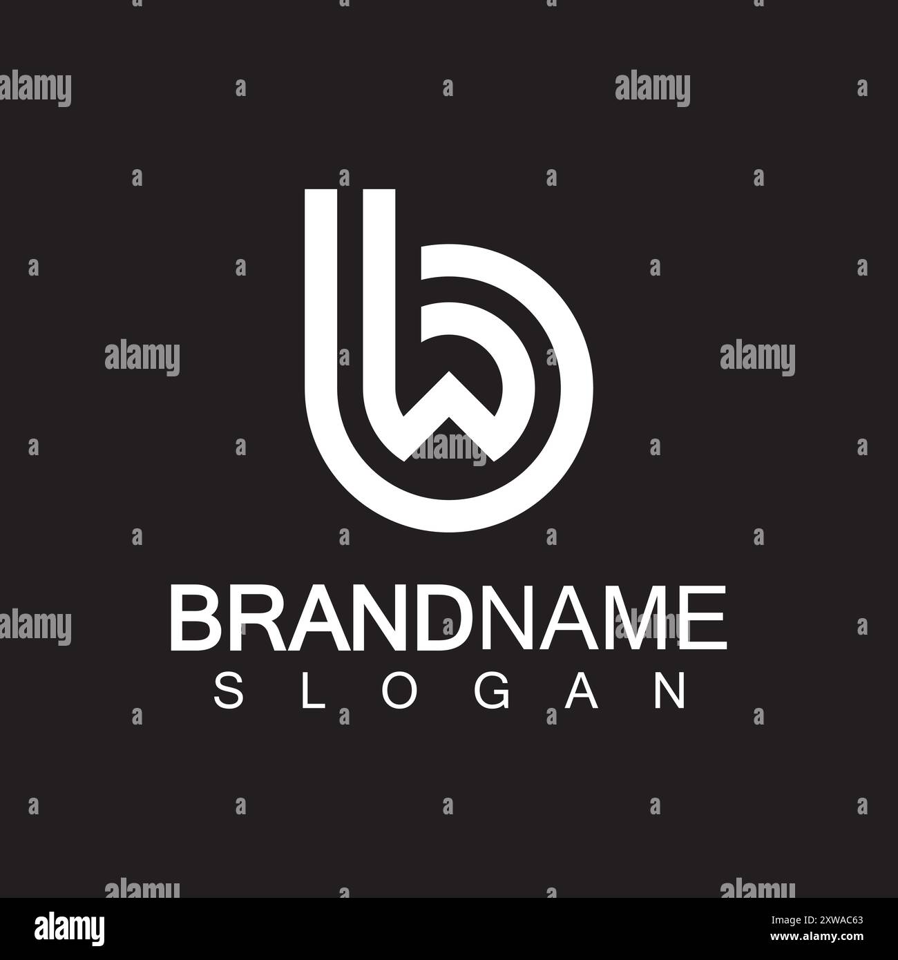 Alphabet wb icon Black and White Stock Photos & Images - Alamy