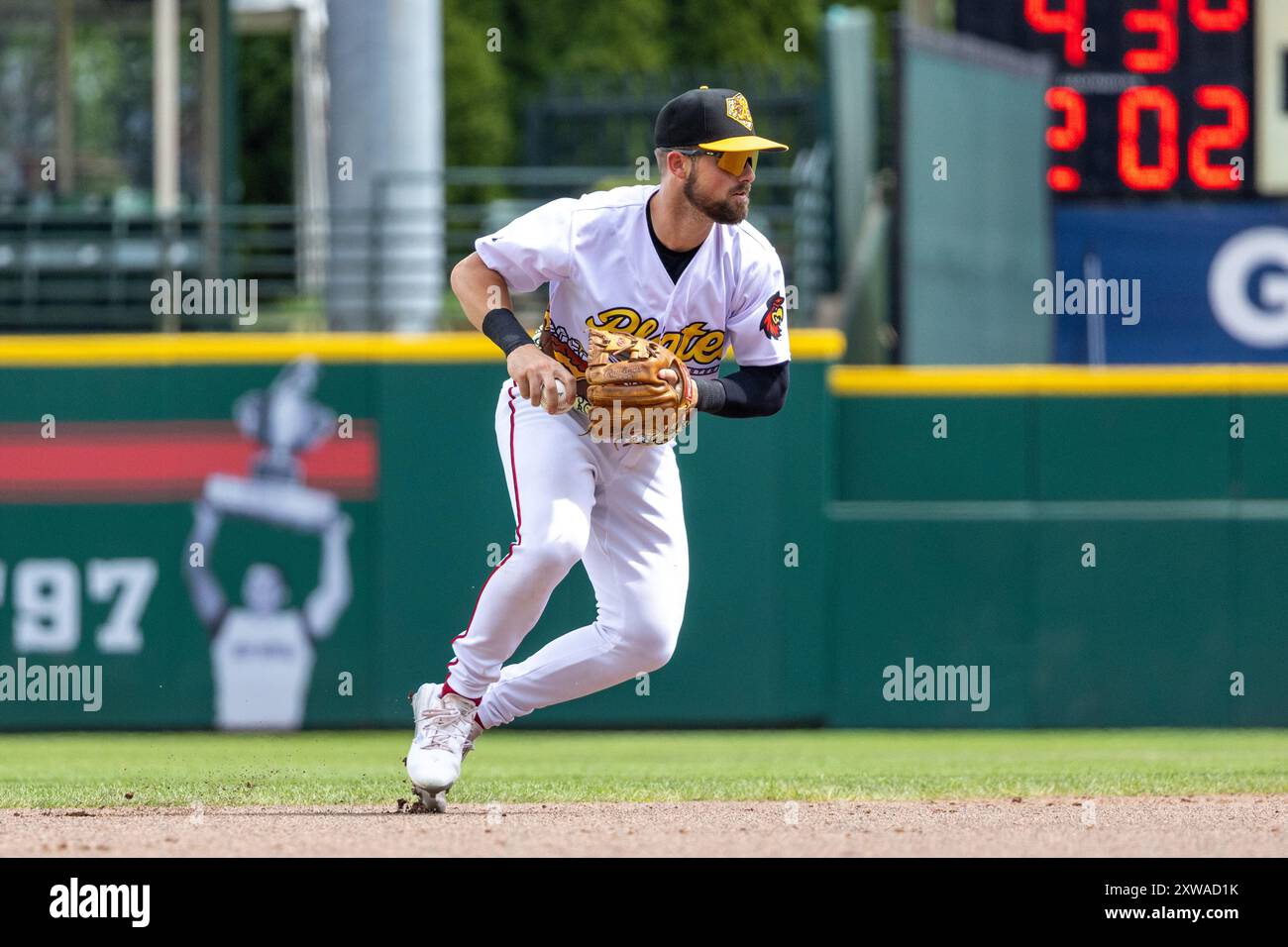 August 18th, 2024: Rochester Red Wings infielder Jackson Cluff (54 ...