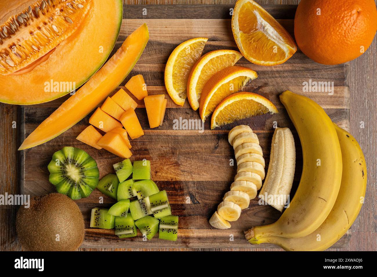 Cut up fruits Stock Photo - Alamy