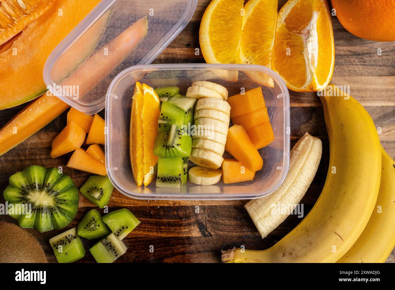 Cut up fruits Stock Photo - Alamy