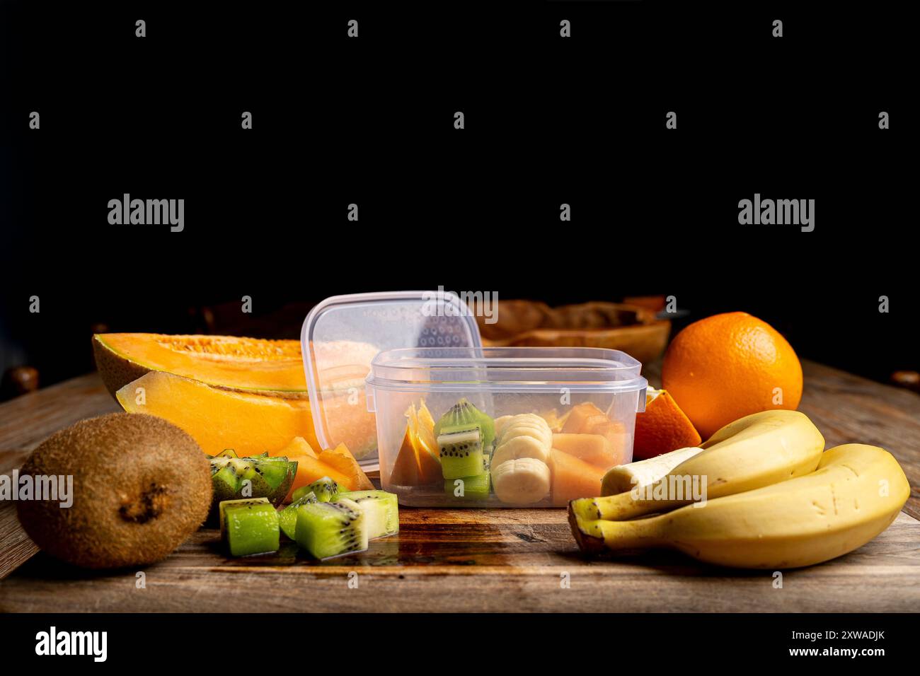 Cut up fruits Stock Photo - Alamy