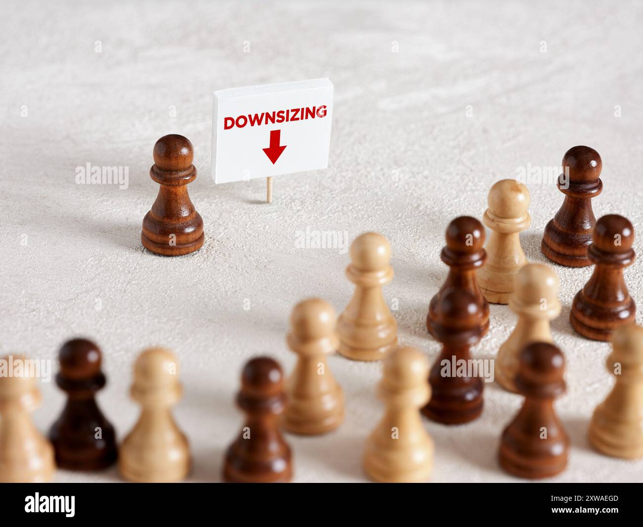 Business downsizing, mass layoffs, work optimization and cost reduction ...