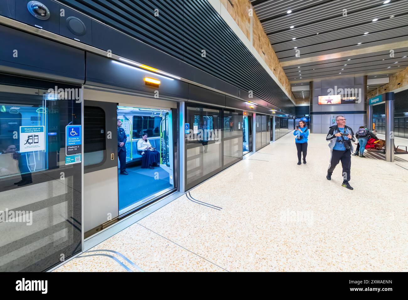 Sydney, Australia. 19 Aug 2024. The opening of the driverless 'Sydney ...