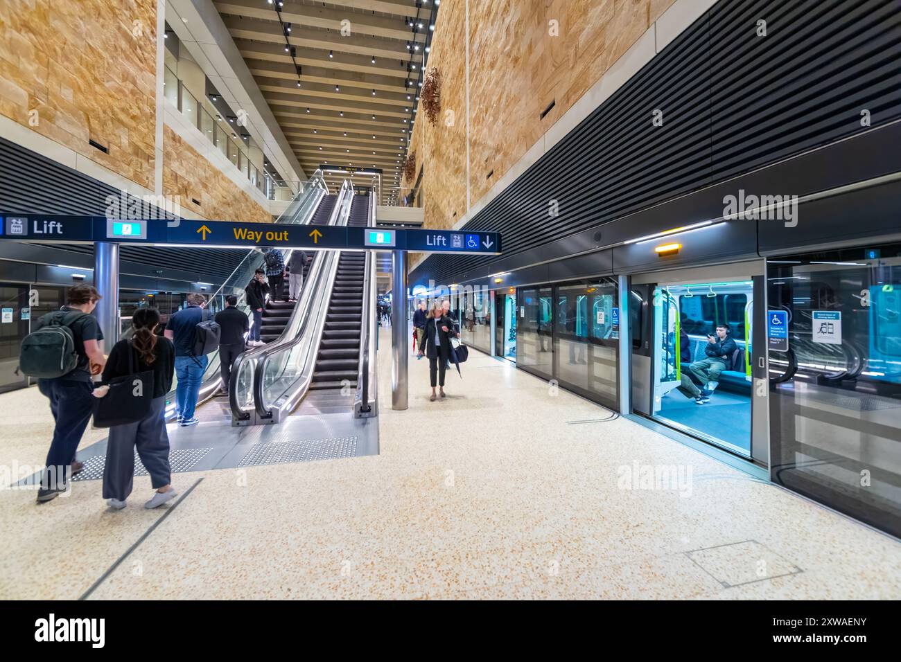 Sydney, Australia. 19 Aug 2024. The opening of the driverless 'Sydney ...
