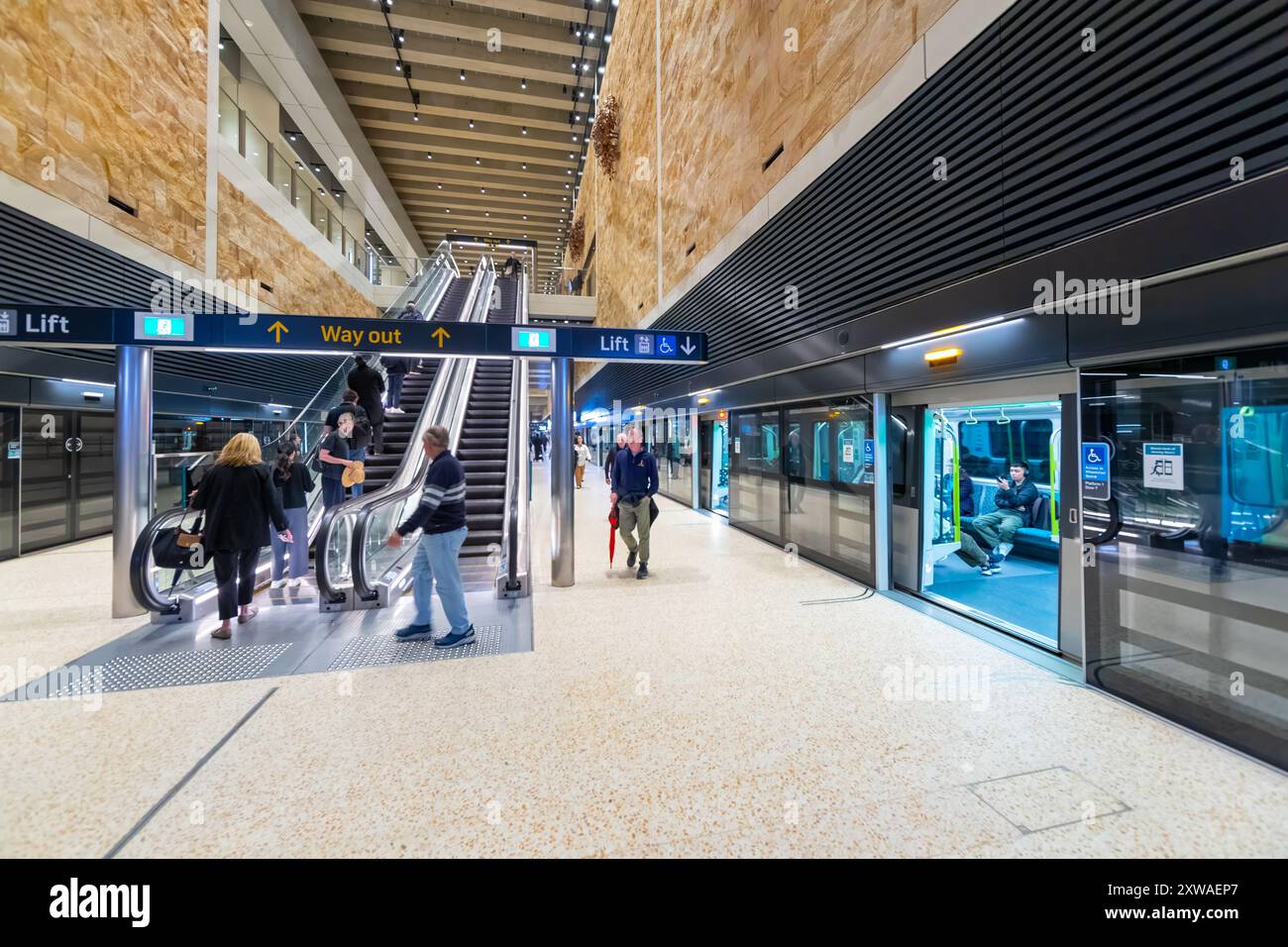 Sydney, Australia. 19 Aug 2024. The opening of the driverless 'Sydney ...