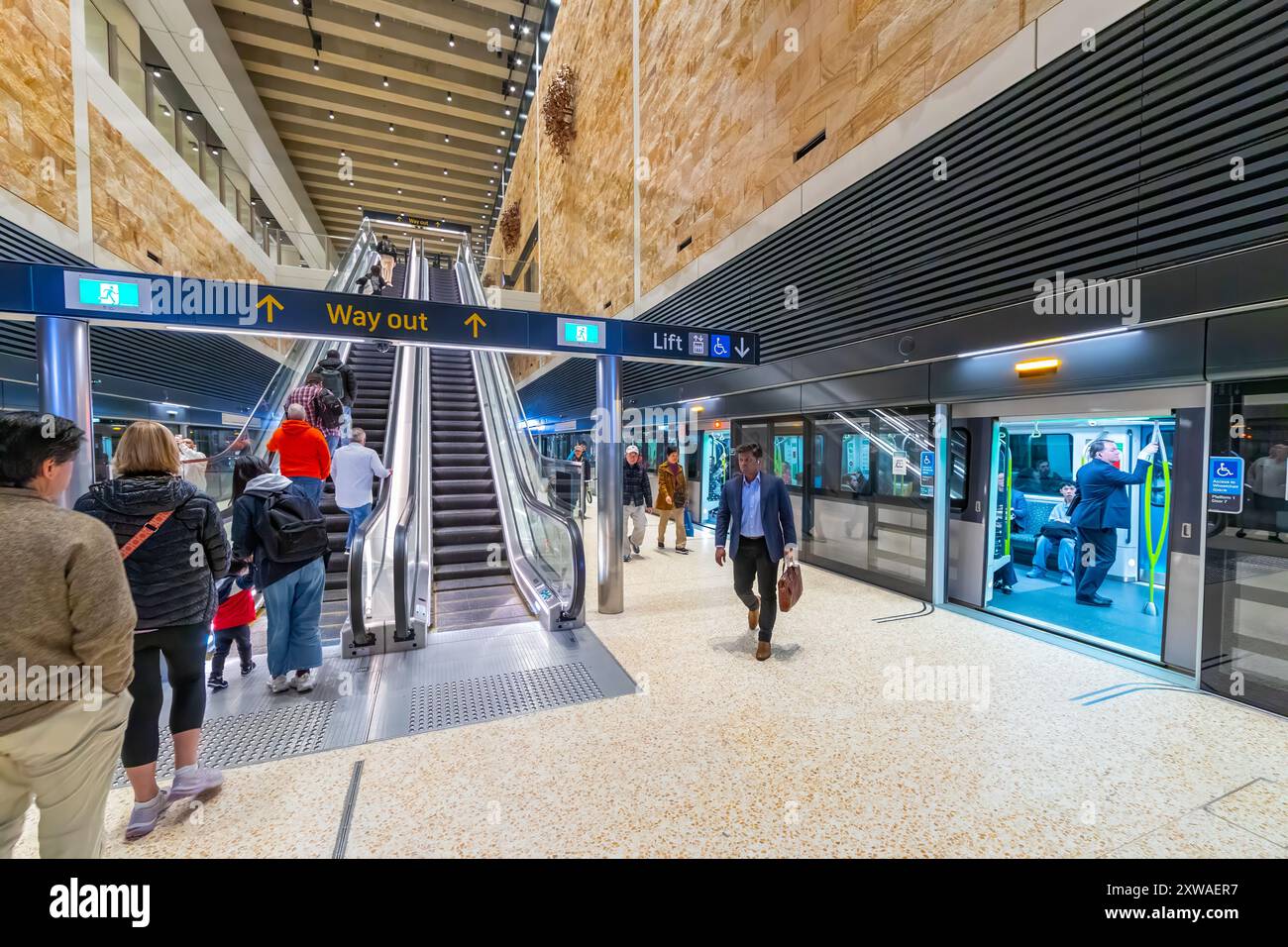 Sydney, Australia. 19 Aug 2024. The opening of the driverless 'Sydney ...