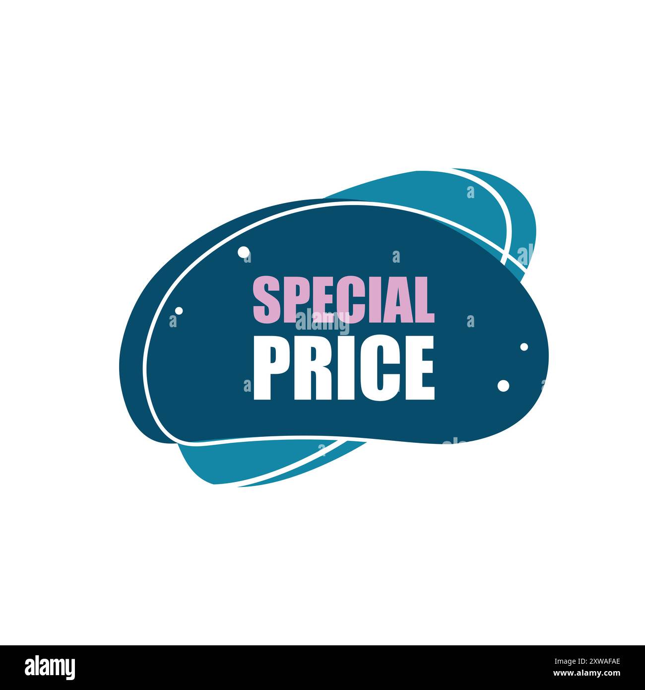 Free form banner design element. Special price. vector illustration ...