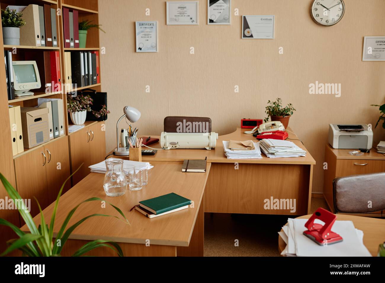 Wall shelves filled documents hi-res stock photography and images - Alamy
