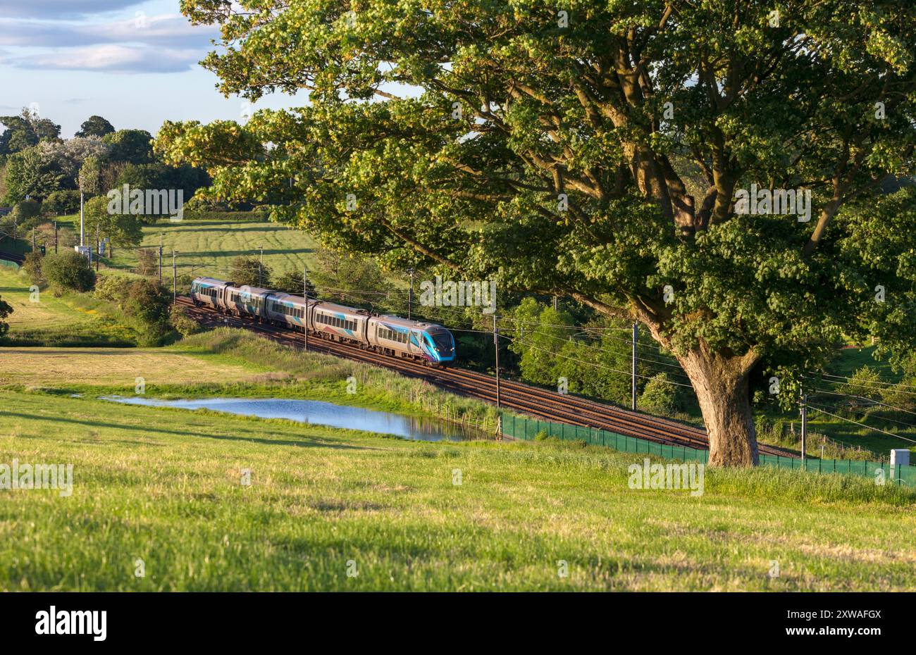 Transpennine Express CAF class 397 electric train 397005 running empty ...