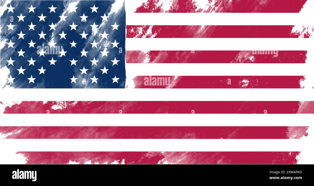Distressed american flag hi-res stock photography and images - Alamy
