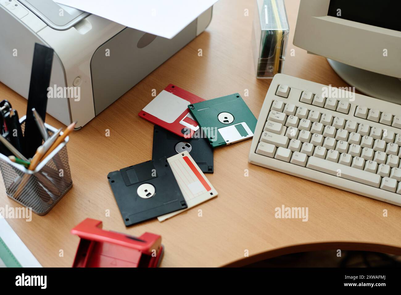 Modern computer setup and printer hi-res stock photography and images ...