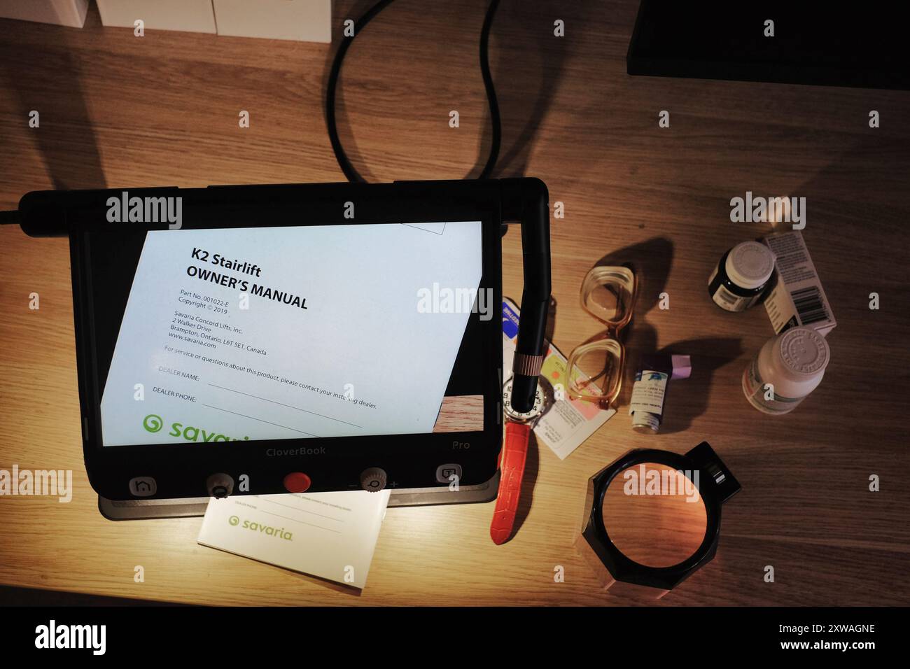 Living with the handicap of low vision is helped with see aids like ...