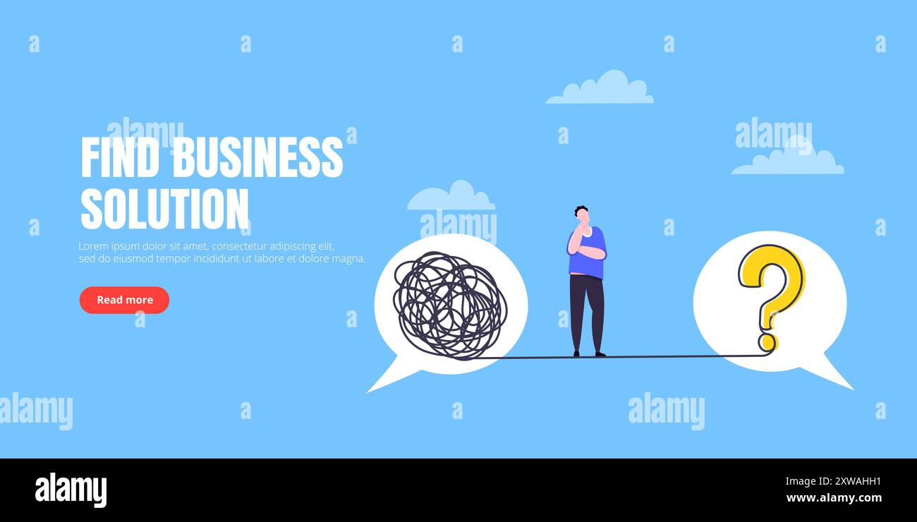 Understanding problem solution simplify challenge Stock Vector Image & Art - Alamy