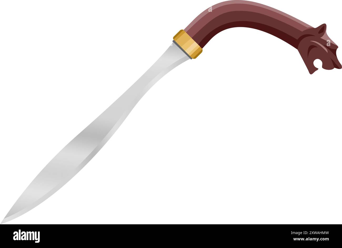 Badik Silat Traditional Weapon Stock Photo - Alamy
