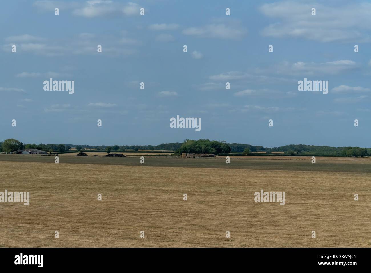 Overlooking remote areas of the former airfield, Framlingham Station ...