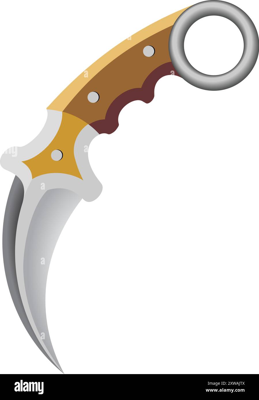 Silat weapon vector vectors hi-res stock photography and images - Alamy