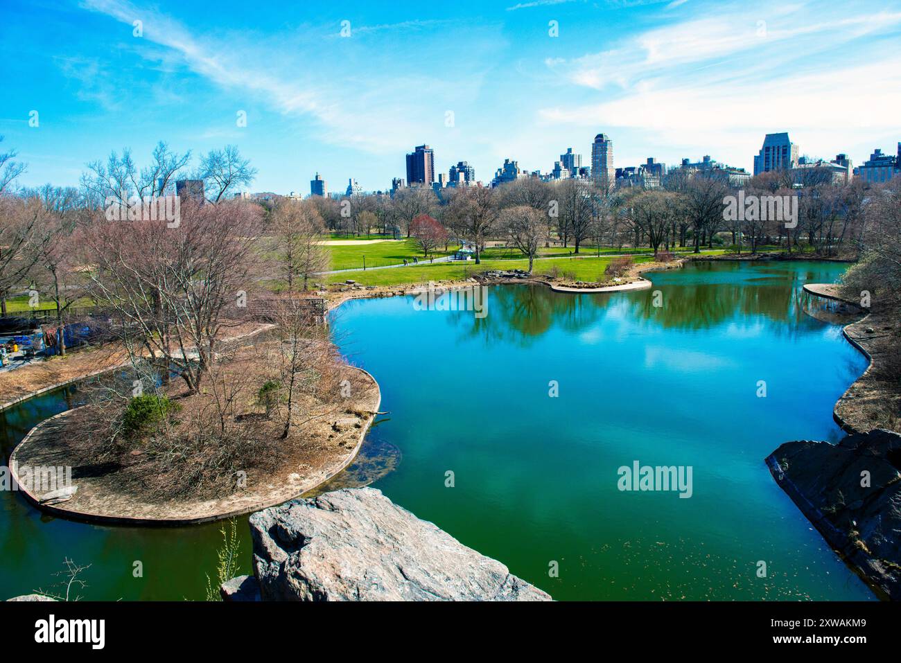 Turtle Pond View on Central Park s Turtle Pond from Belvedere Castle ...