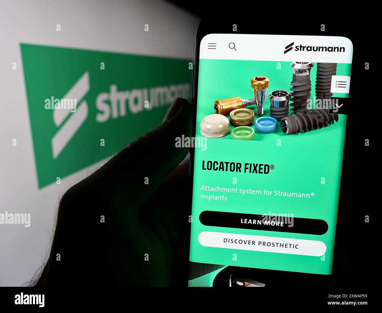 Straumann holding hi-res stock photography and images - Alamy