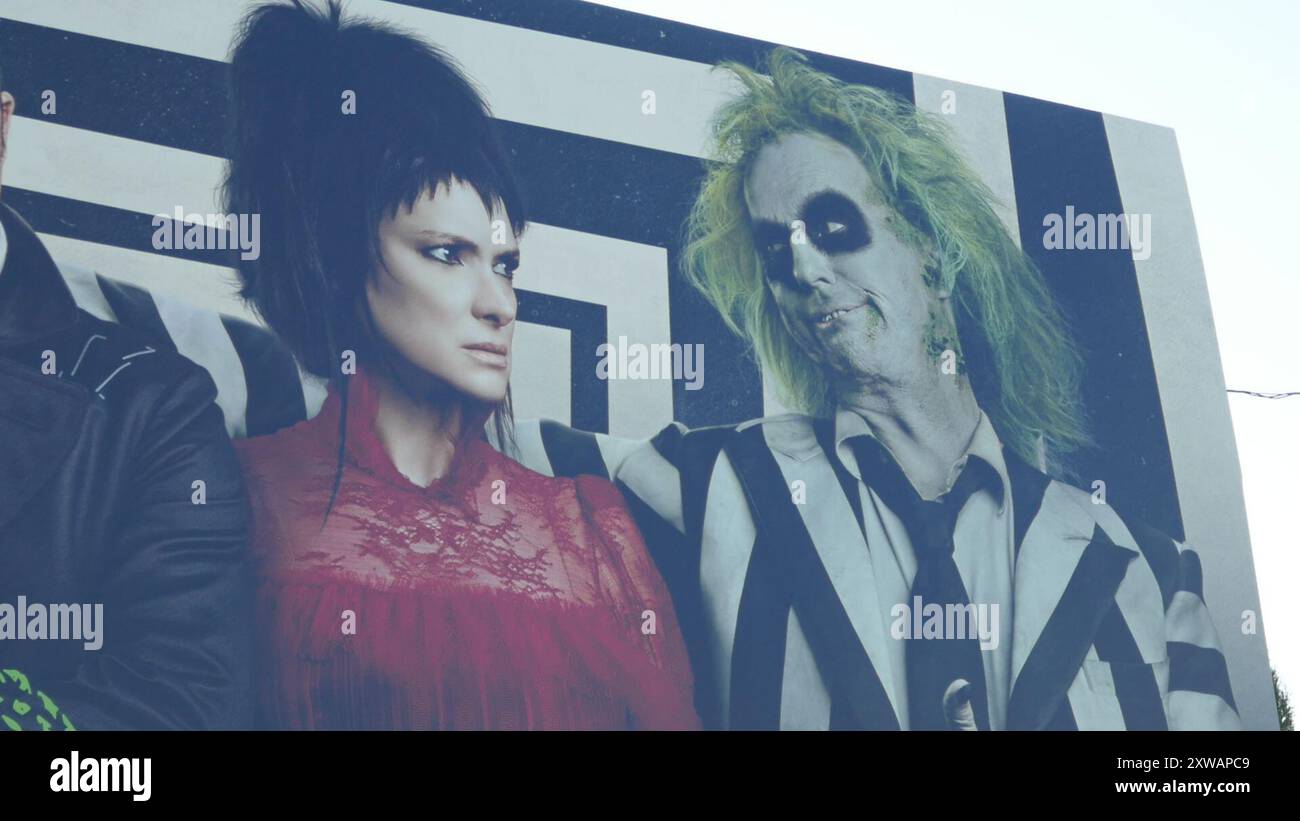 Los Angeles, California, USA 18th August 2024 Tim Burton Beetlejuice ...