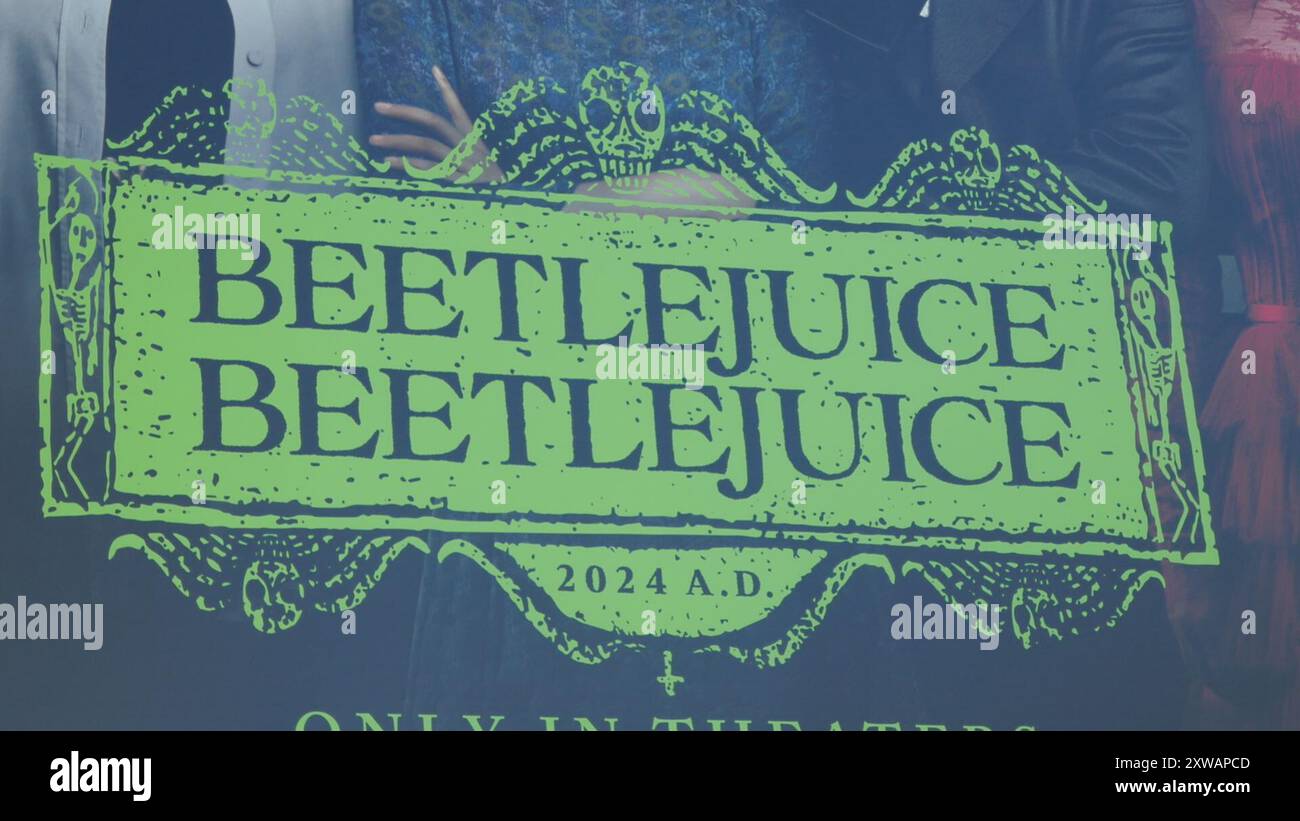 Los Angeles, California, USA 18th August 2024 Tim Burton Beetlejuice ...