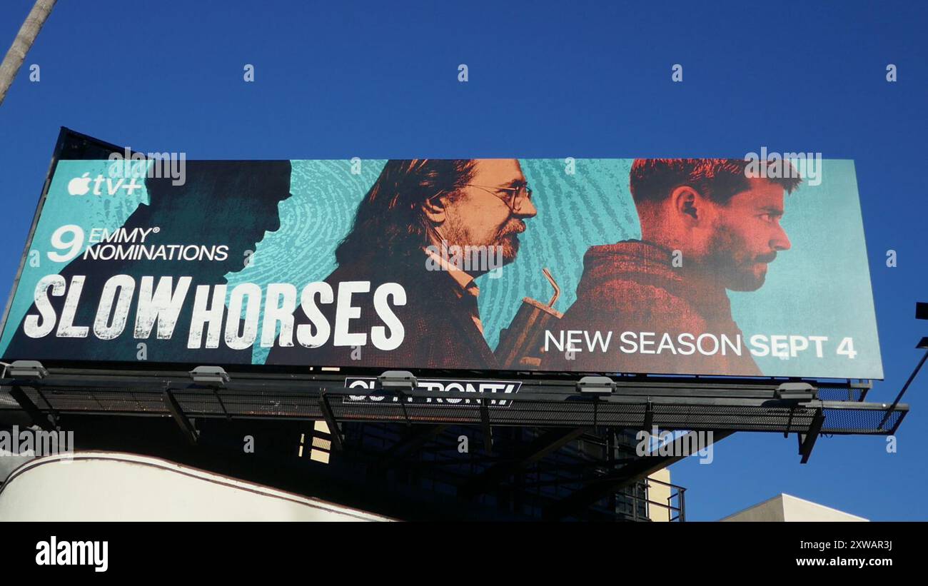 Los Angeles, California, USA 18th August 2024 Slow Horses Billboard on ...