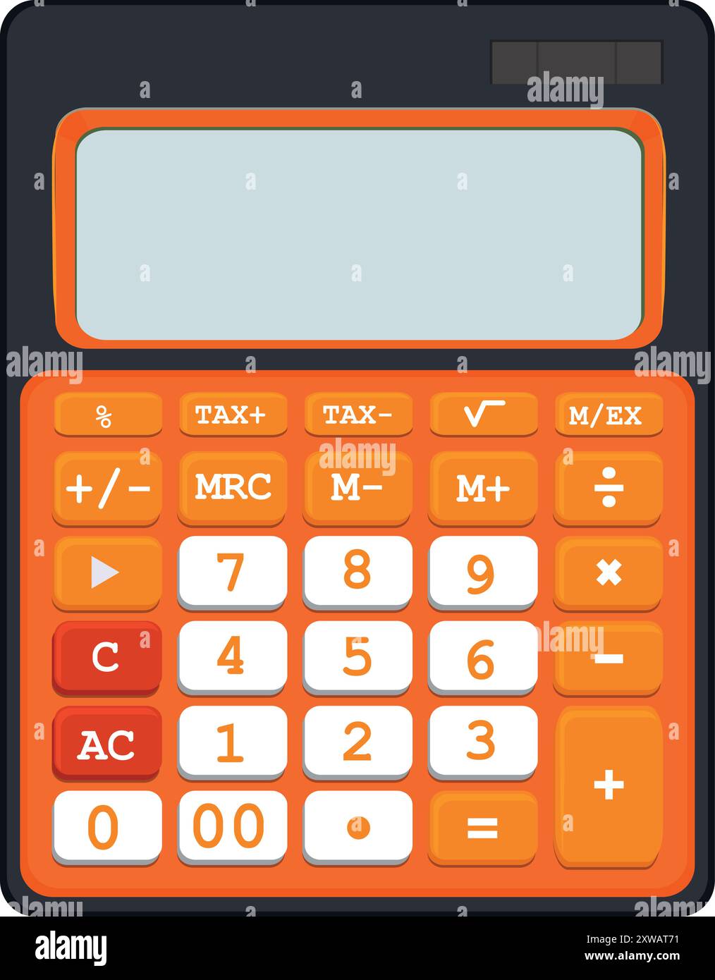 Calculator icon. Office supply. Math education tool Stock Vector Image ...